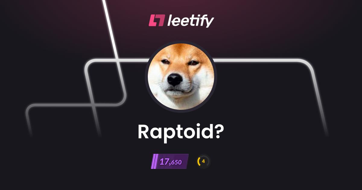 Raptoid - Leetify