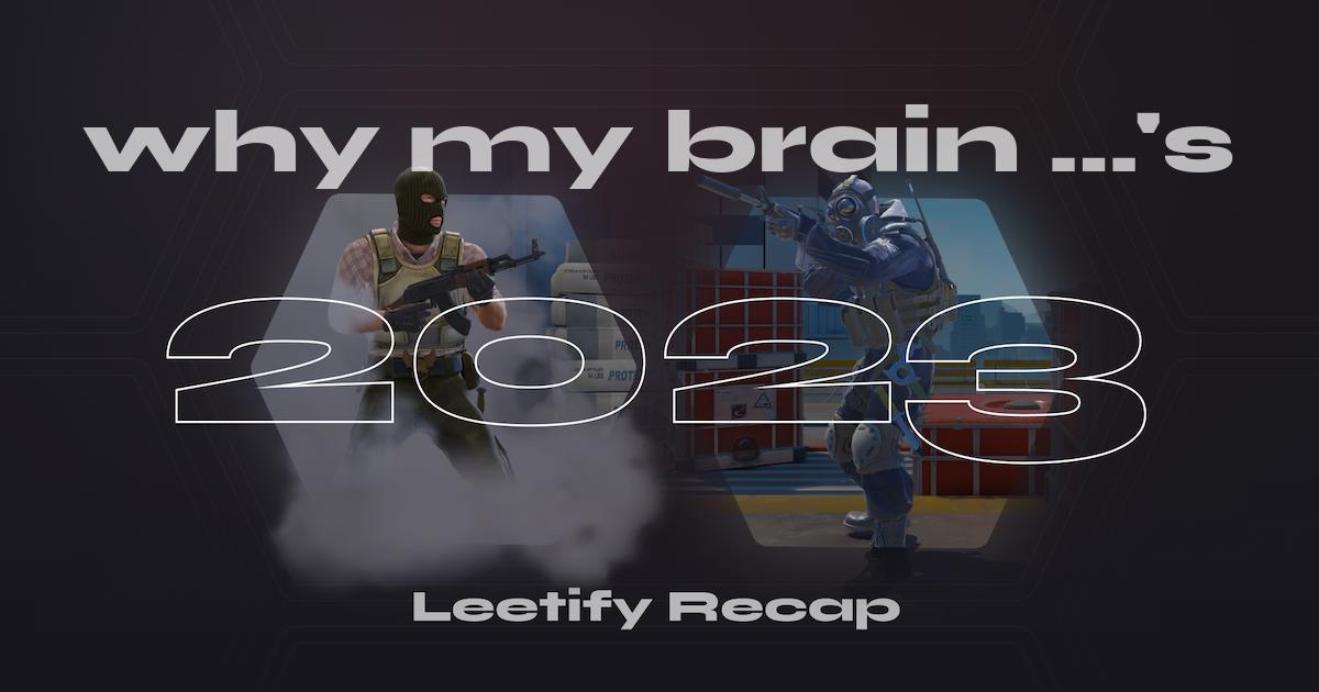 why my brain cells are negative's 2023 Leetify Recap – Leetify