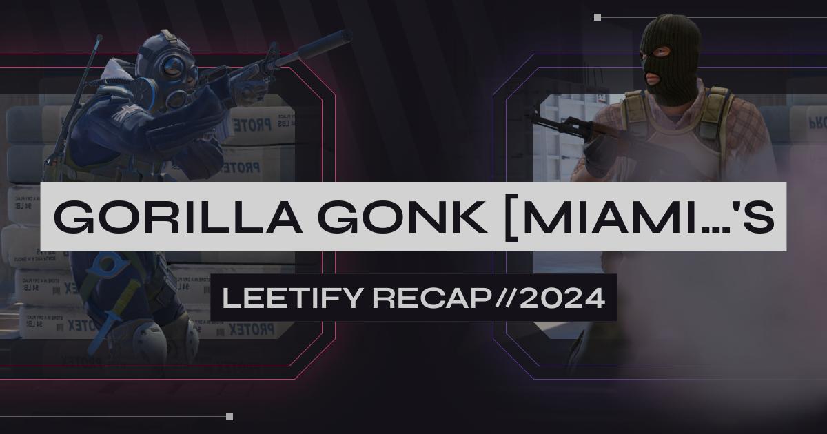 Gorilla Gonk [MIAMI VICE]'s 2024 Leetify Recap – Leetify