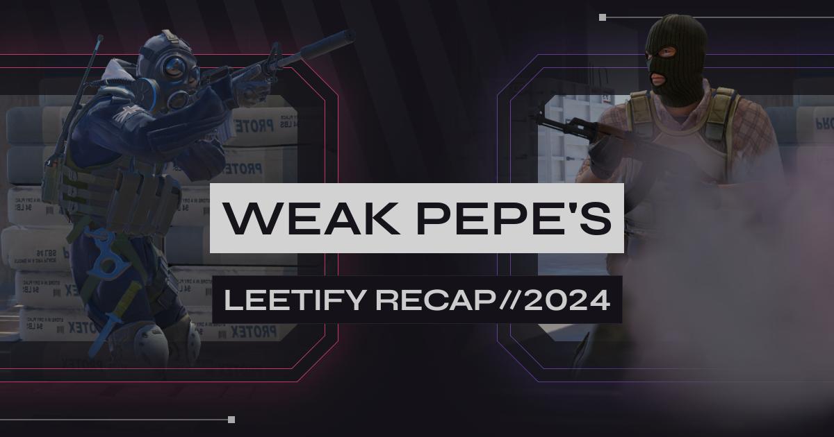 WEAK PEPE's 2024 Leetify Recap – Leetify